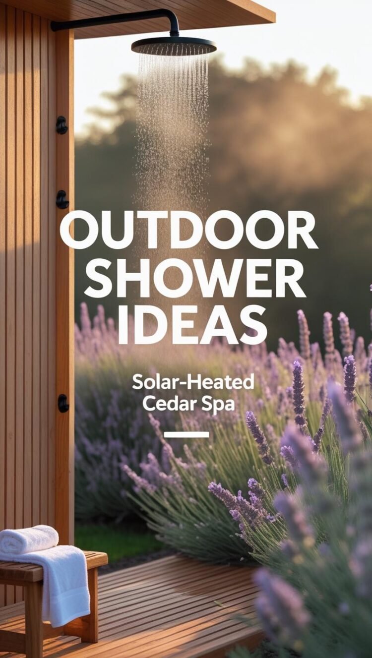 Outdoor Shower Ideas to Refresh Any Backyard Oasis - EveGardens